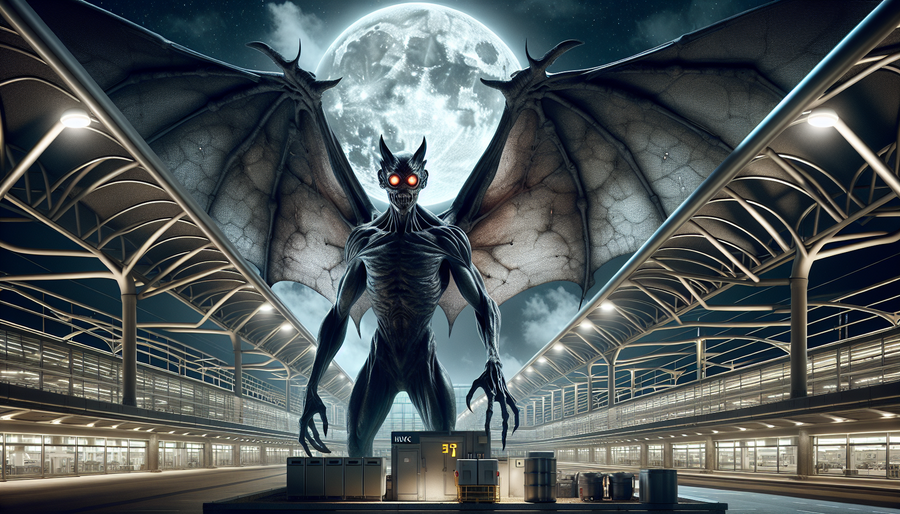 The Mothman of O'Hare: Winged Humanoid Sightings Haunt Chicago's Skies ...